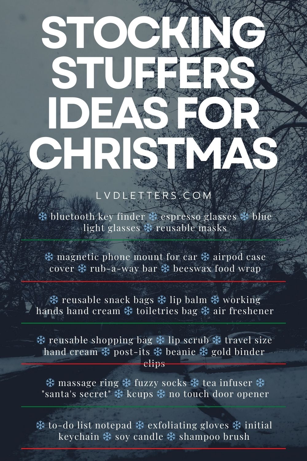 49 Stocking Stuffers Ideas for Christmas Everyone Will Love! - LVD Letters